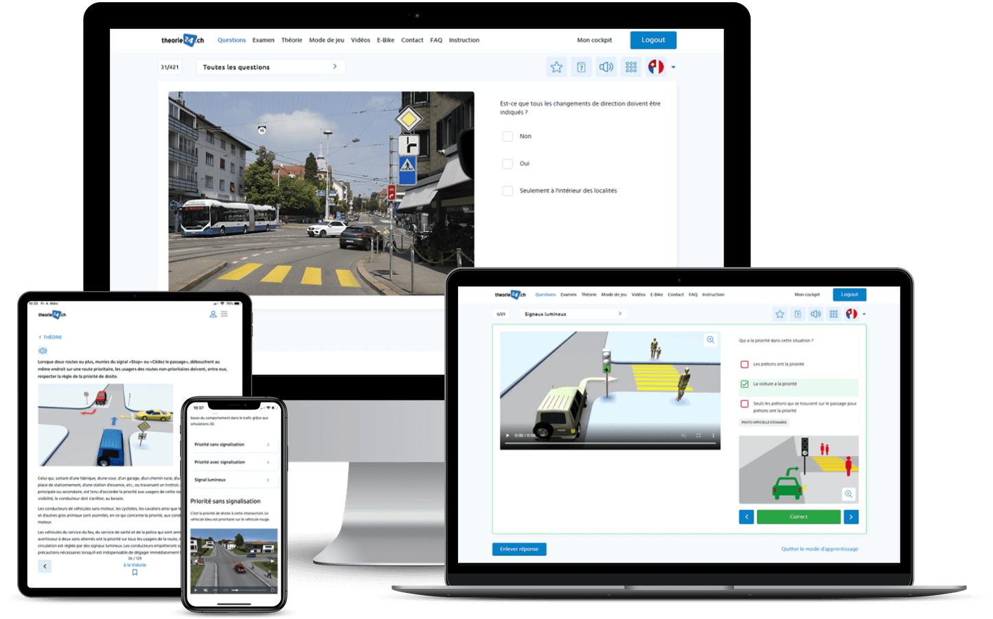 Théorie du permis suisse – autoecole.ch - www.fahrschule.ch